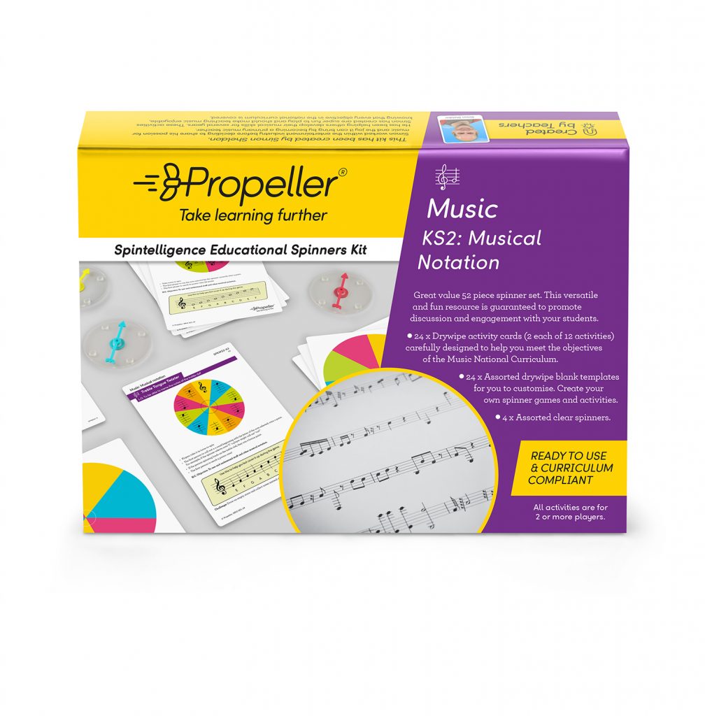 KS2 Musical Notation Spinner Kit - Propeller Education